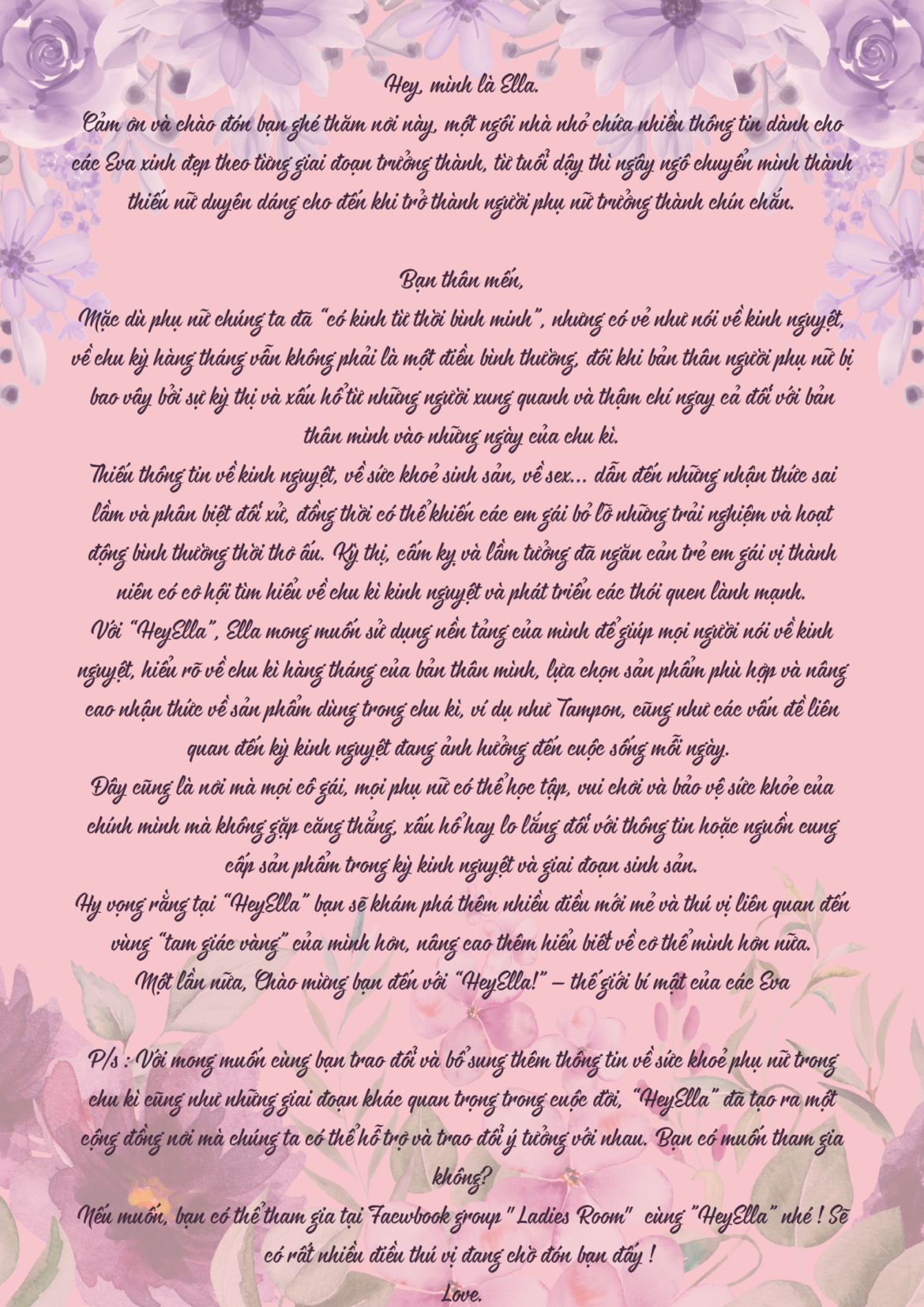 VỀ "HEYELLA!" - HEYELLA!